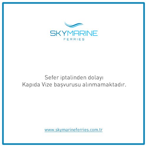 Feribot Bileti | Fethiye - Rodos | Bodrum - Kos | Sky Marine Ferries